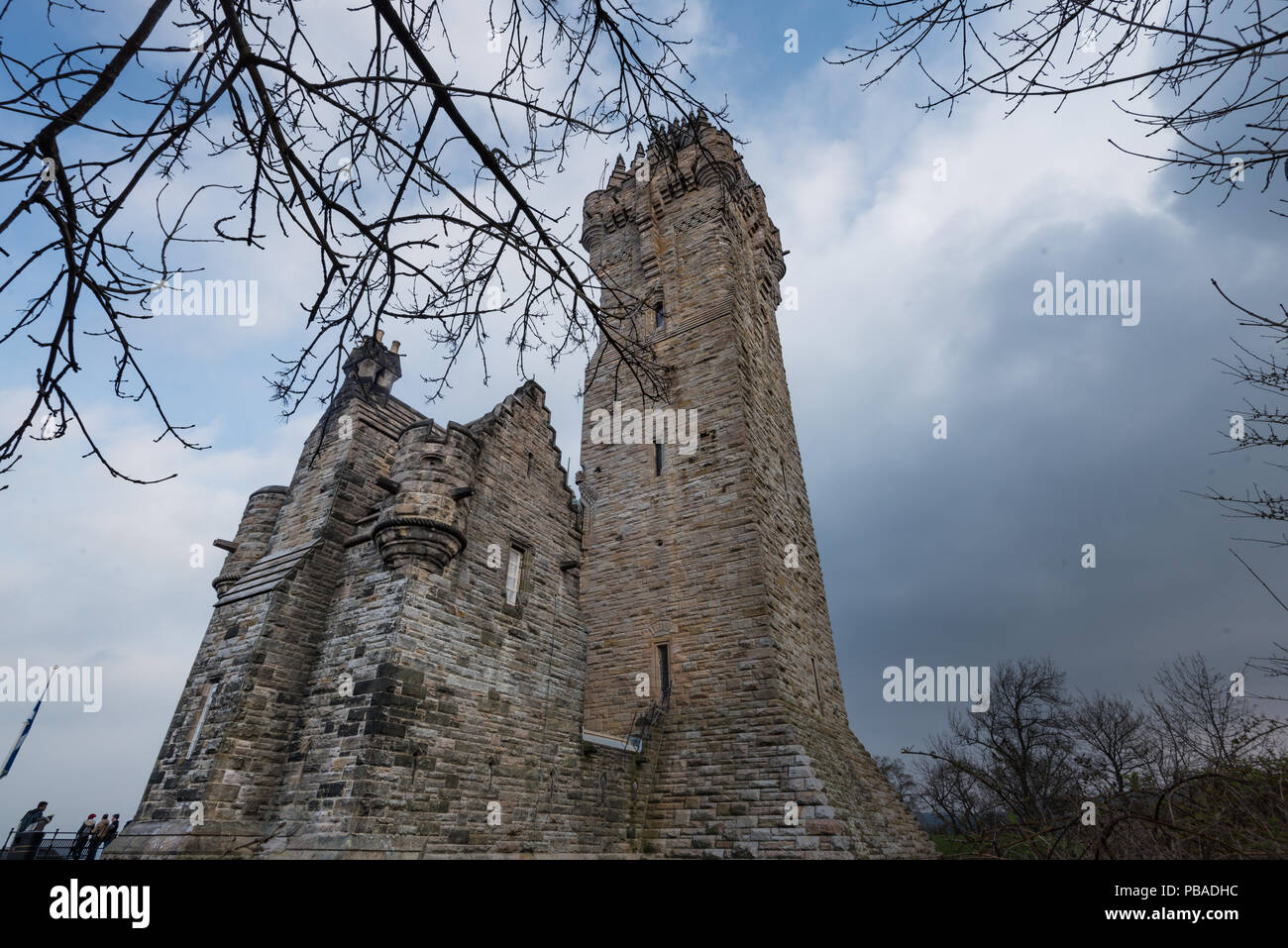National Wallace Monument on Abbey Craig, Stirling in Scotland, United ...