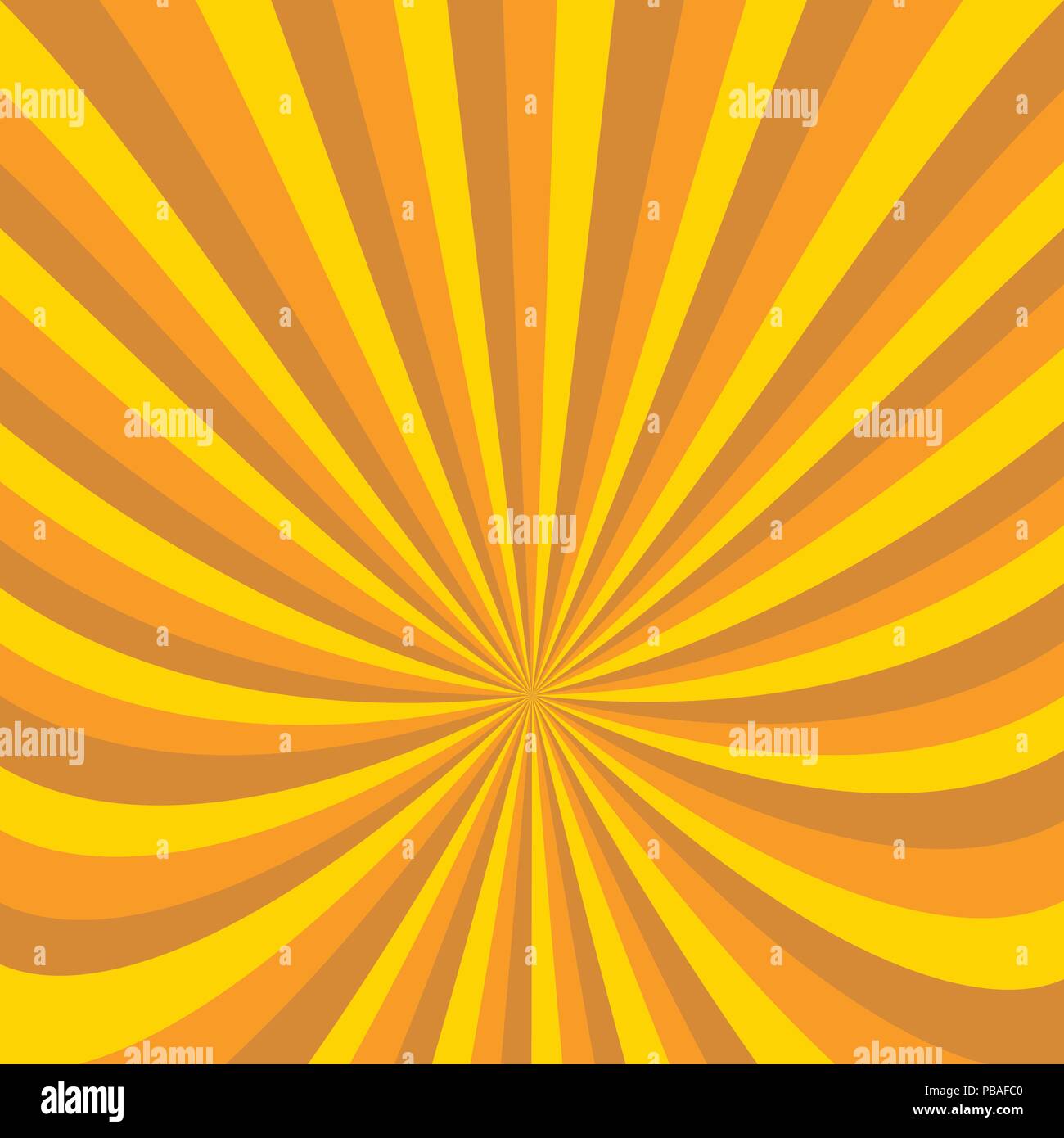 Ocher retro background. Vintage rays pattern Stock Vector Image & Art ...