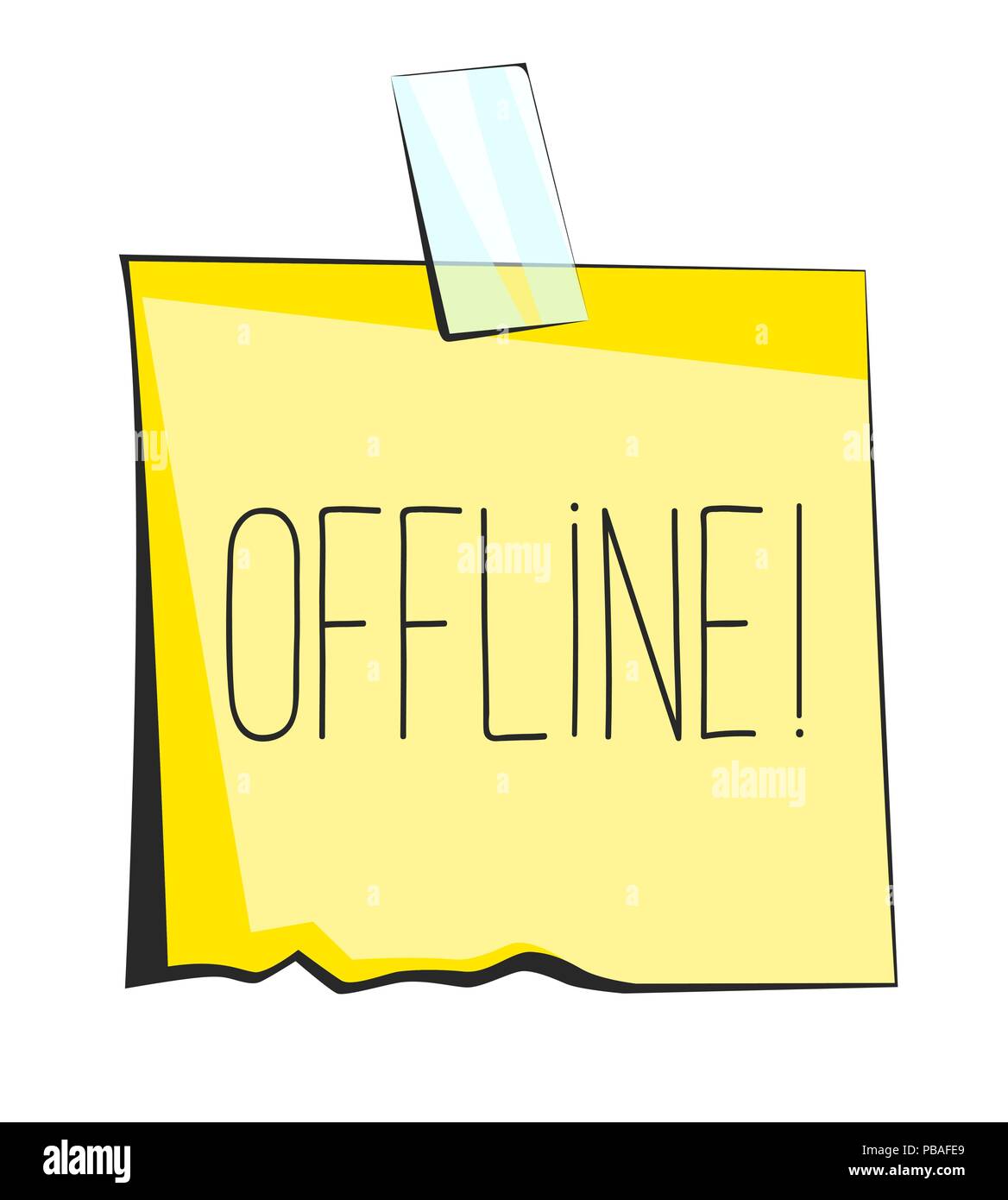 Offline screen Cut Out Stock Images & Pictures - Alamy