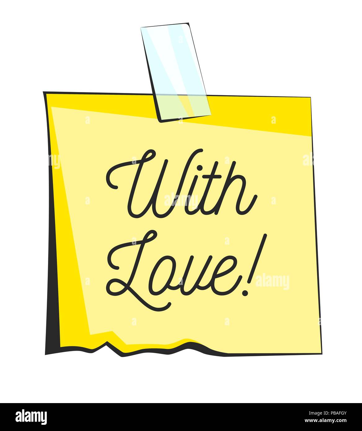 Sticker stuck Stock Vector Images - Alamy