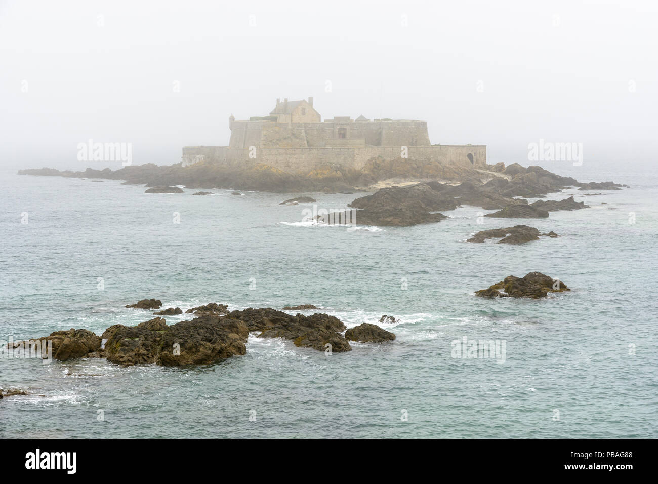 The Fort National built by french military architect Vauban, seen from ...