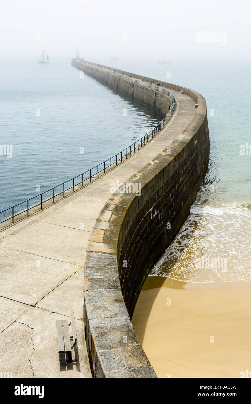 Old mole jetty hi-res stock photography and images - Alamy
