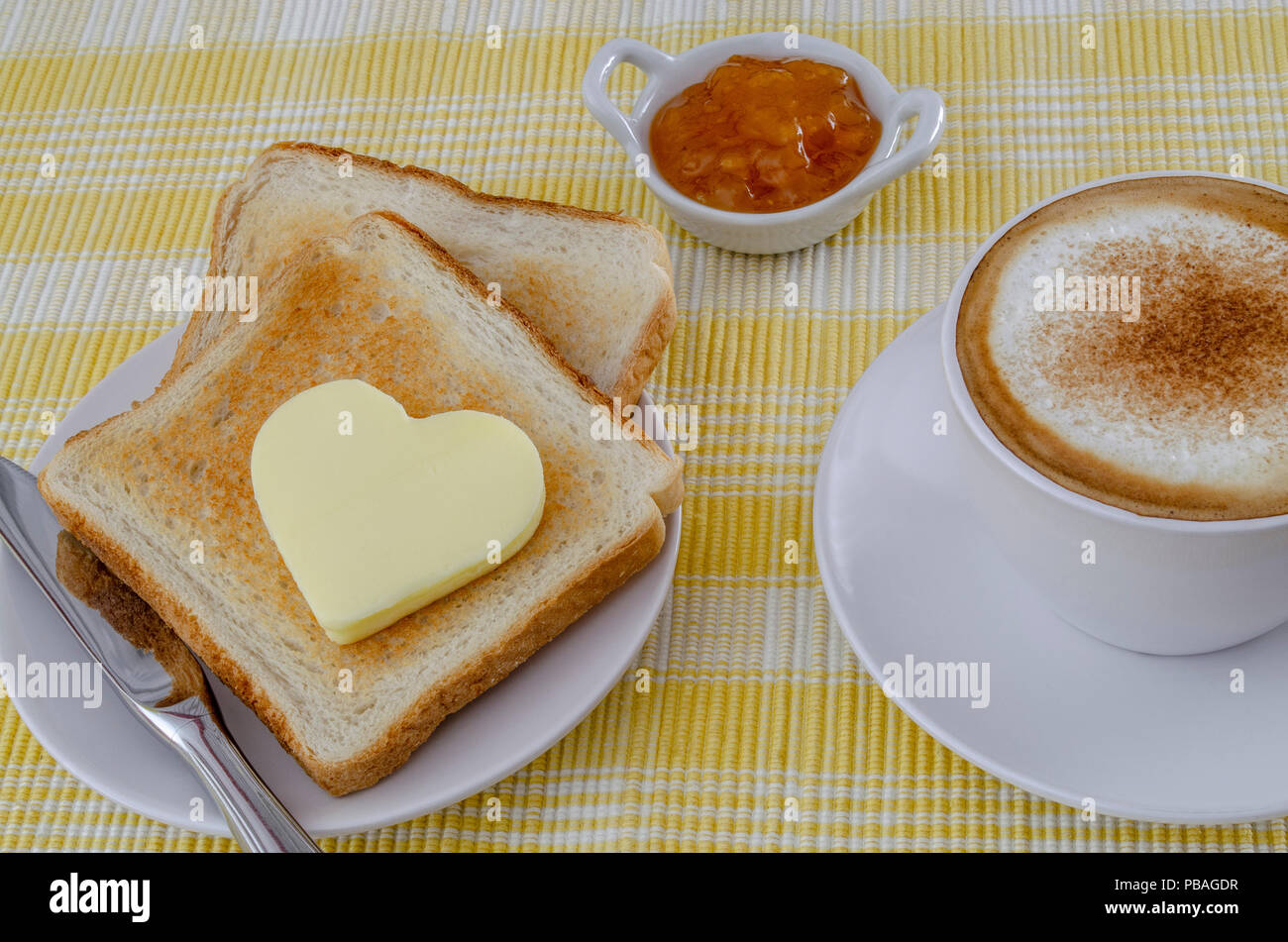 Coffee and toast hi-res stock photography and images - Alamy