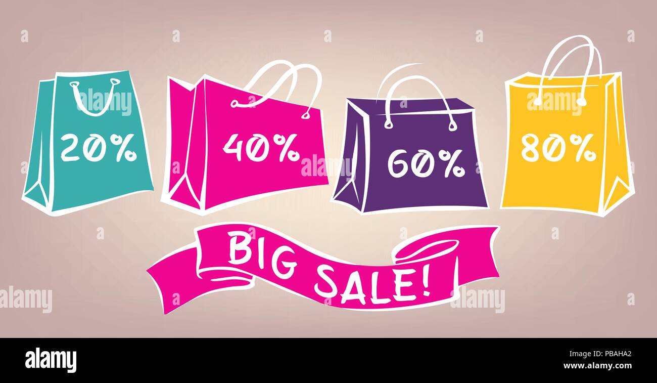 Percentages and poster Stock Vector Images - Alamy