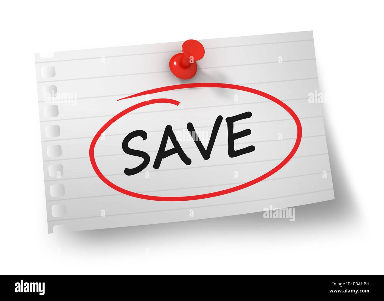 save concept 3d illustration isolated on white background Stock Photo ...