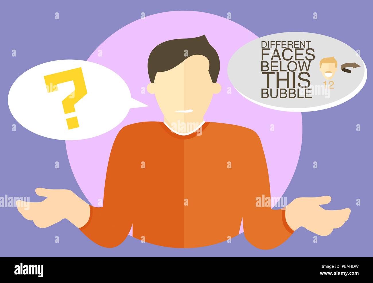 "What to choose" concept illustrations. Unsure character. Doubtful ...