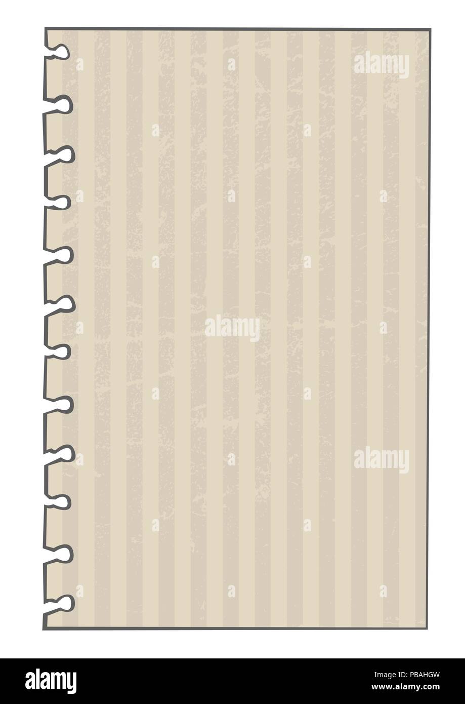 Vector retro paper. Stripes and scratches. Old texture. Beige tones. A4 ...