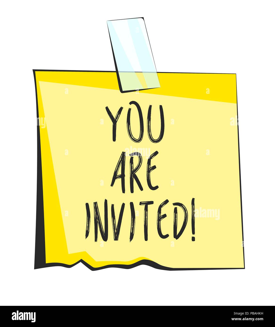 Reminder sticker Stock Vector Images - Alamy