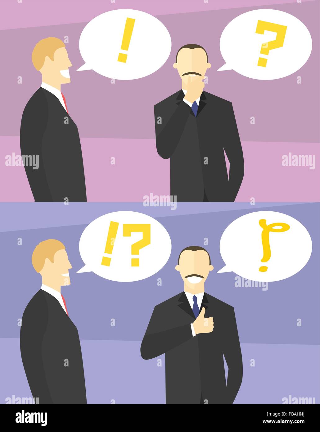 Doubtful vector vectors hi-res stock photography and images - Alamy