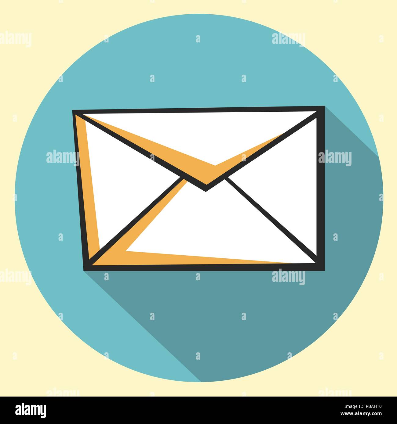 Message icon. Pop art style sign. Vector Illustration Stock Vector ...
