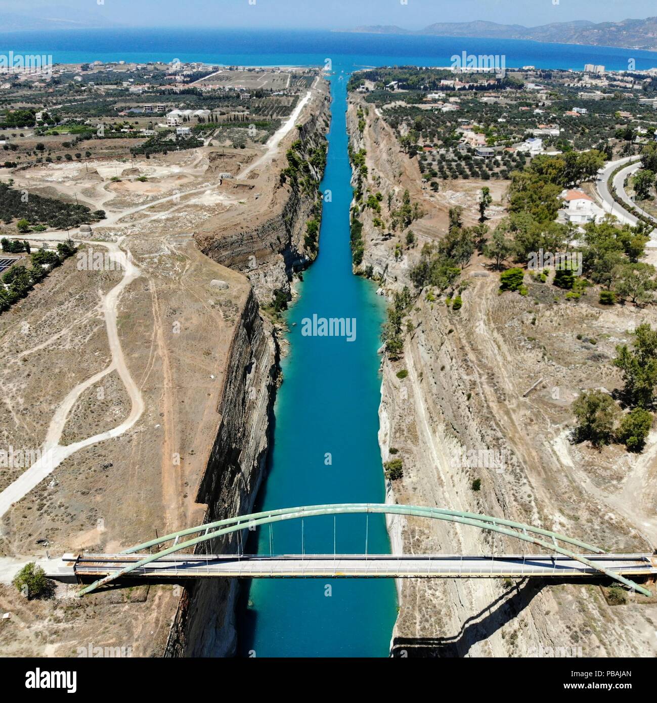 Bridge in Greece Stock Photo - Alamy