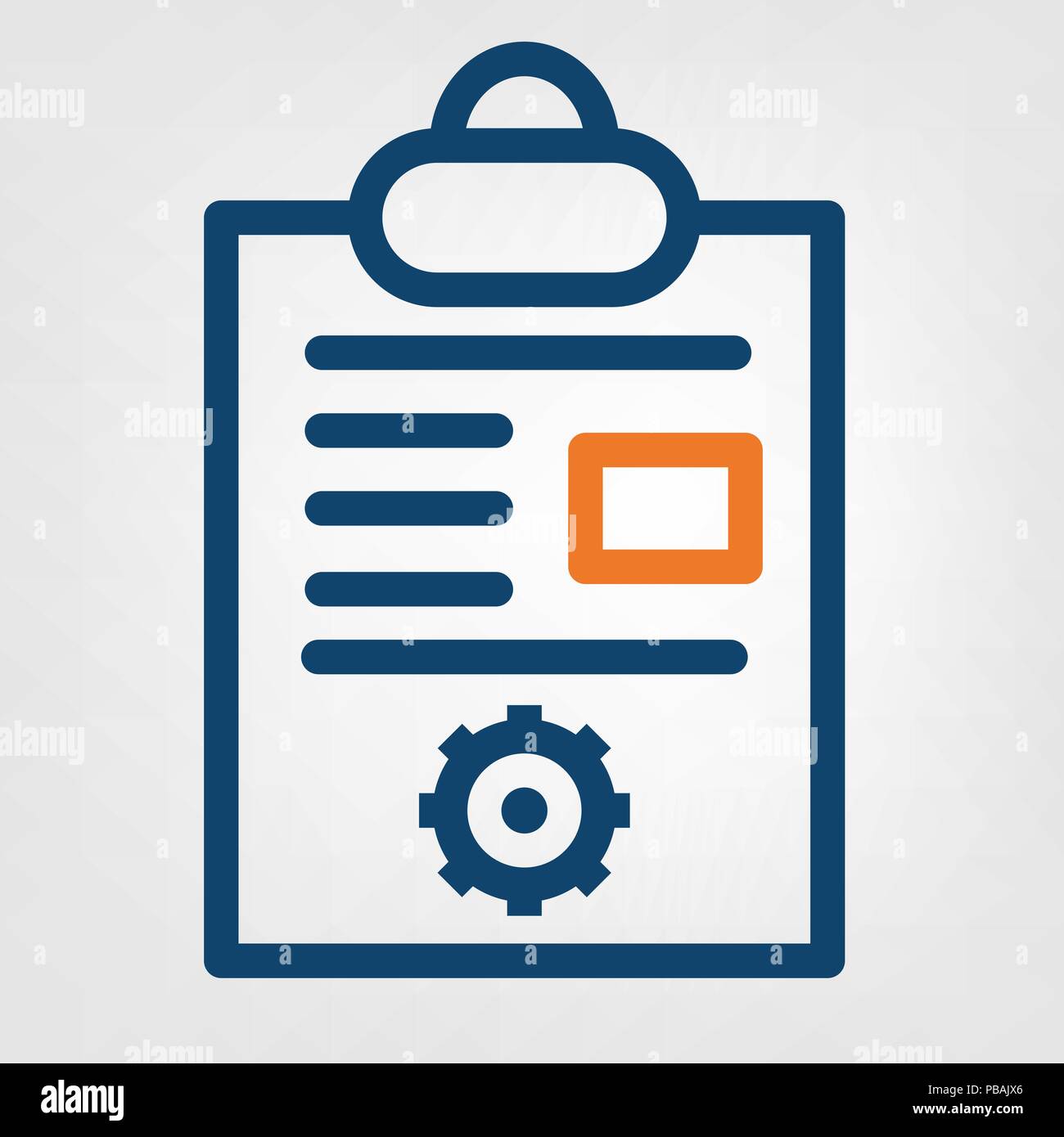 Flat line plan development icon, vector object Stock Vector Image & Art ...