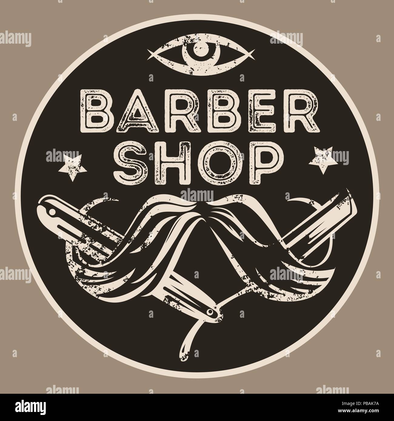 Vintage Barbershop Signs