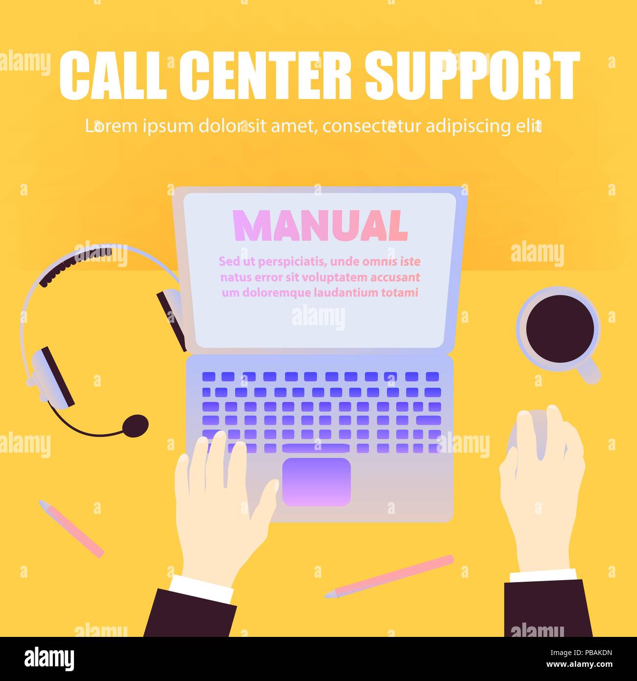 Support workers Stock Vector Images - Alamy