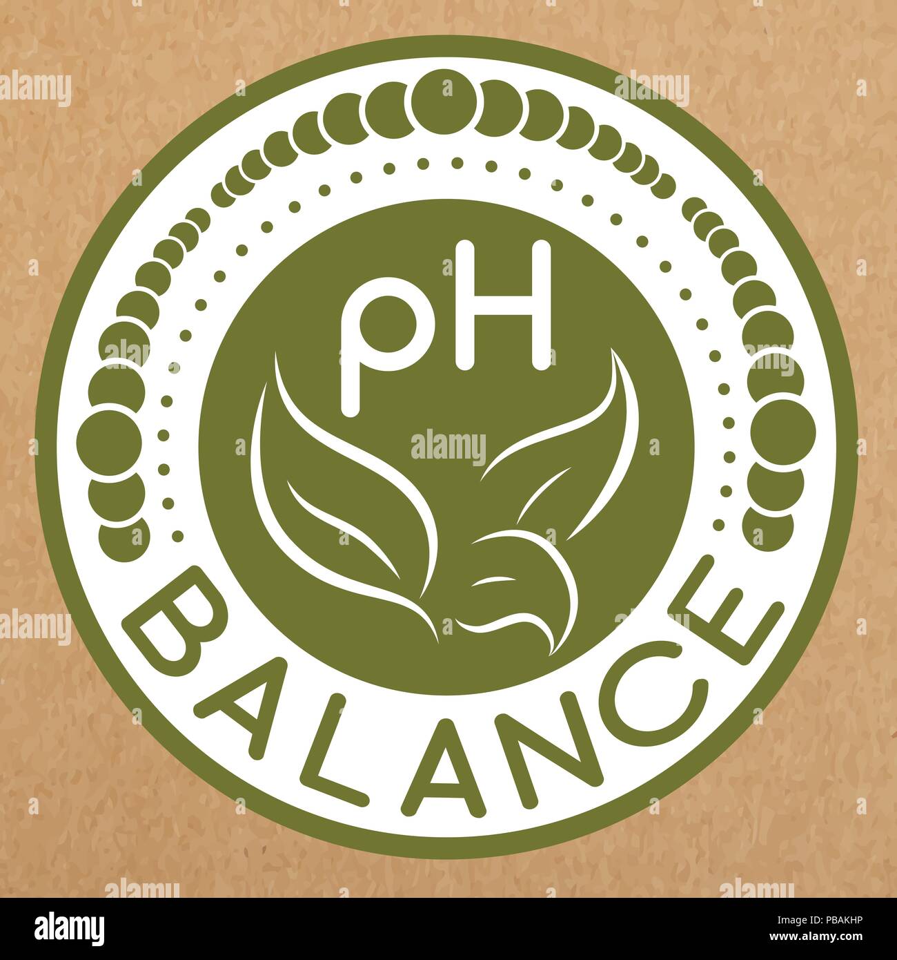 Ph balance badge, icon, sticker layout Stock Vector Image & Art - Alamy