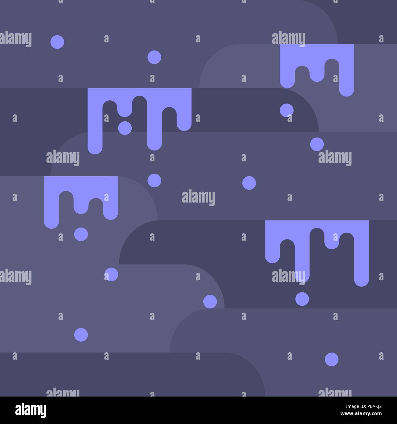 Rainy night flat style vector background Stock Vector Image & Art - Alamy