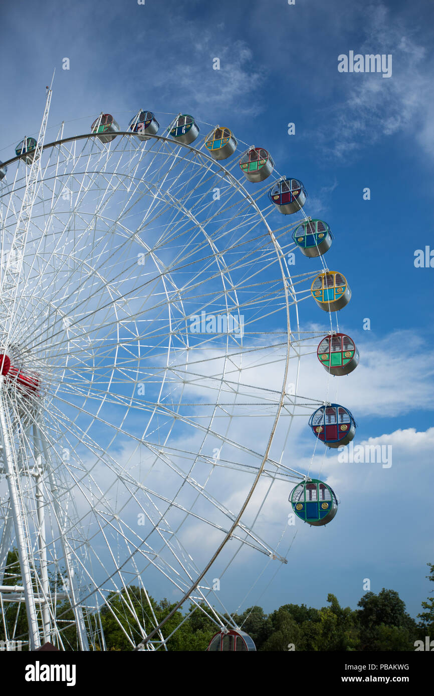 The famous ferris wheel of Gdansk Stock Photo - Alamy