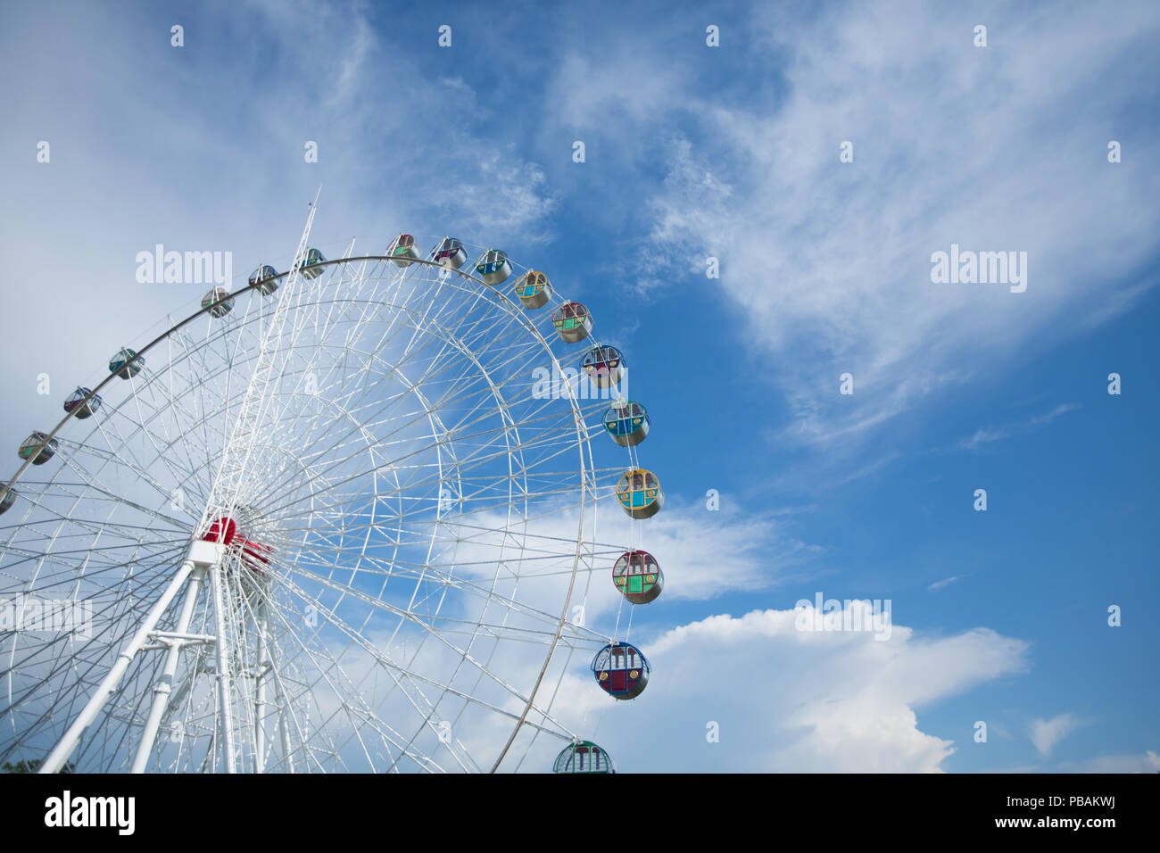 The famous ferris wheel of Gdansk Stock Photo - Alamy
