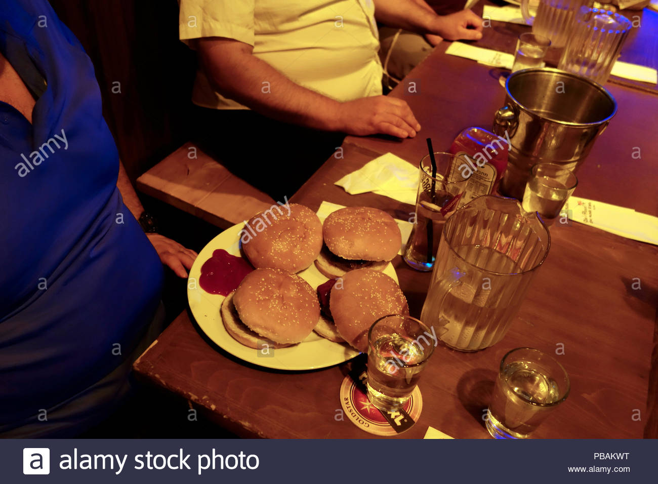 Fat Man Eating Restaurant Stock Photos & Fat Man Eating Restaurant ...