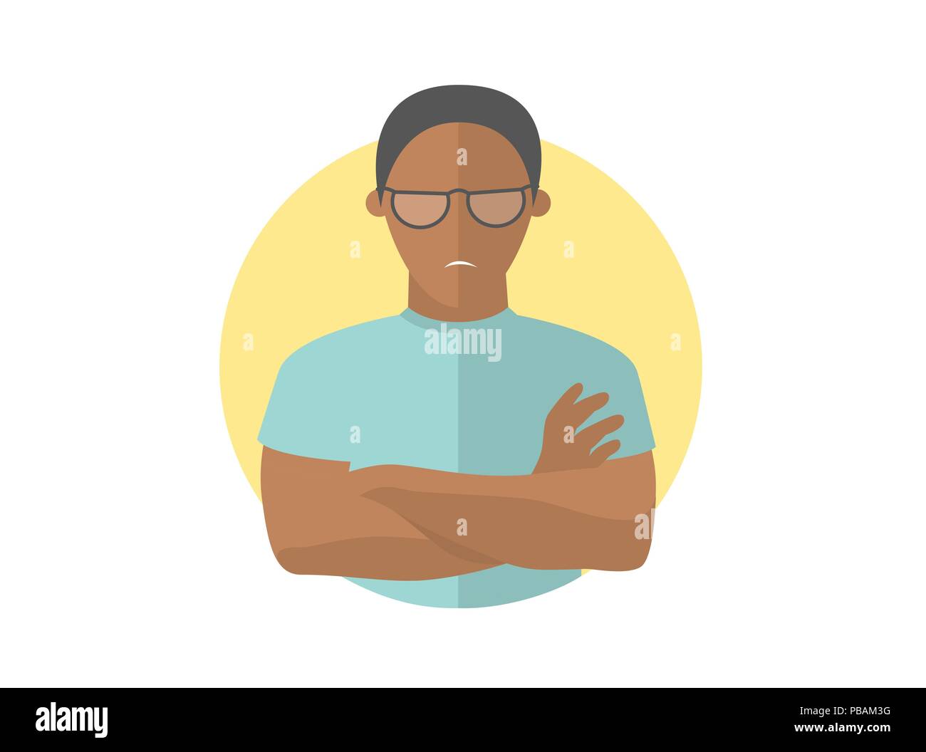 Indian man stressed work Stock Vector Images - Alamy