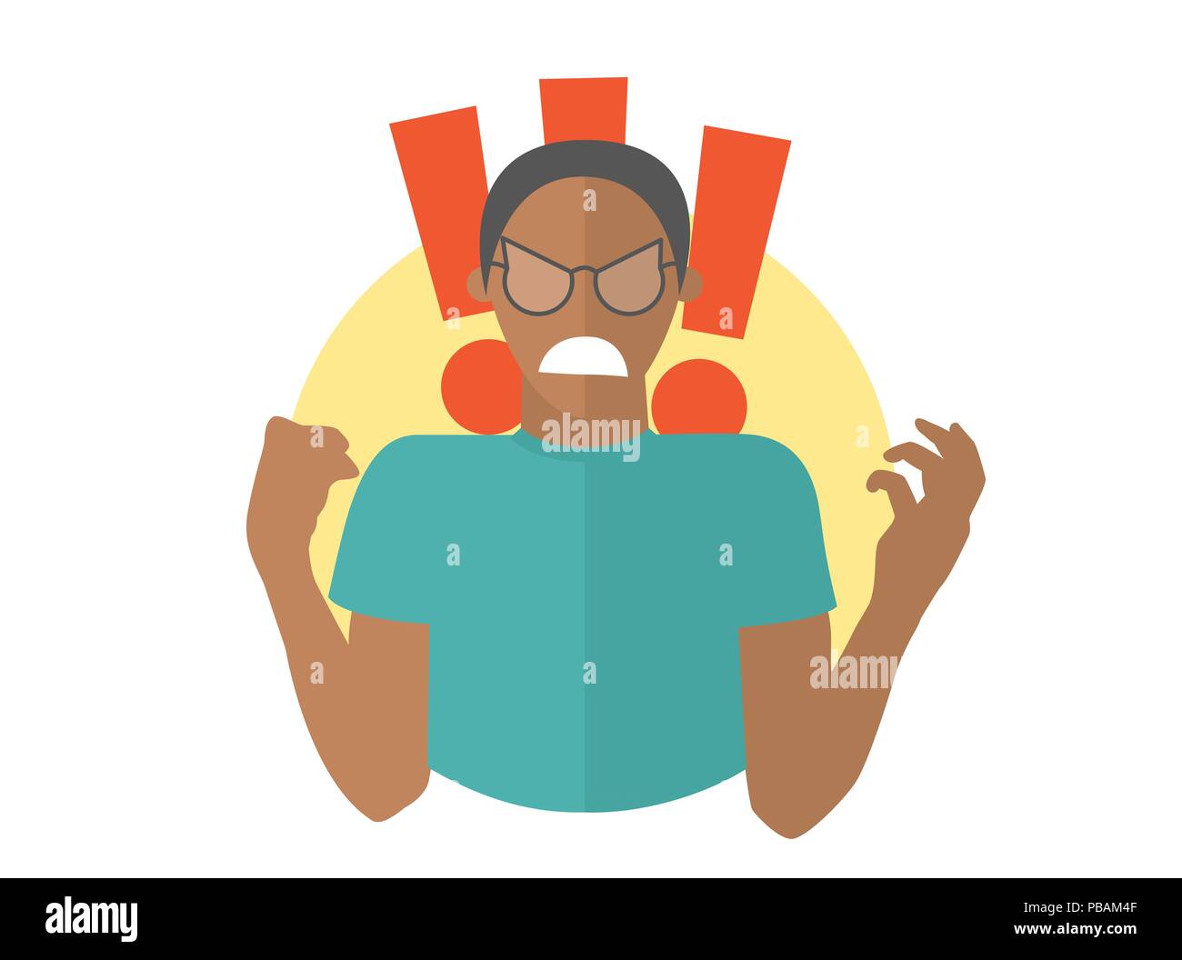 Wrath cartoon hi-res stock photography and images - Alamy