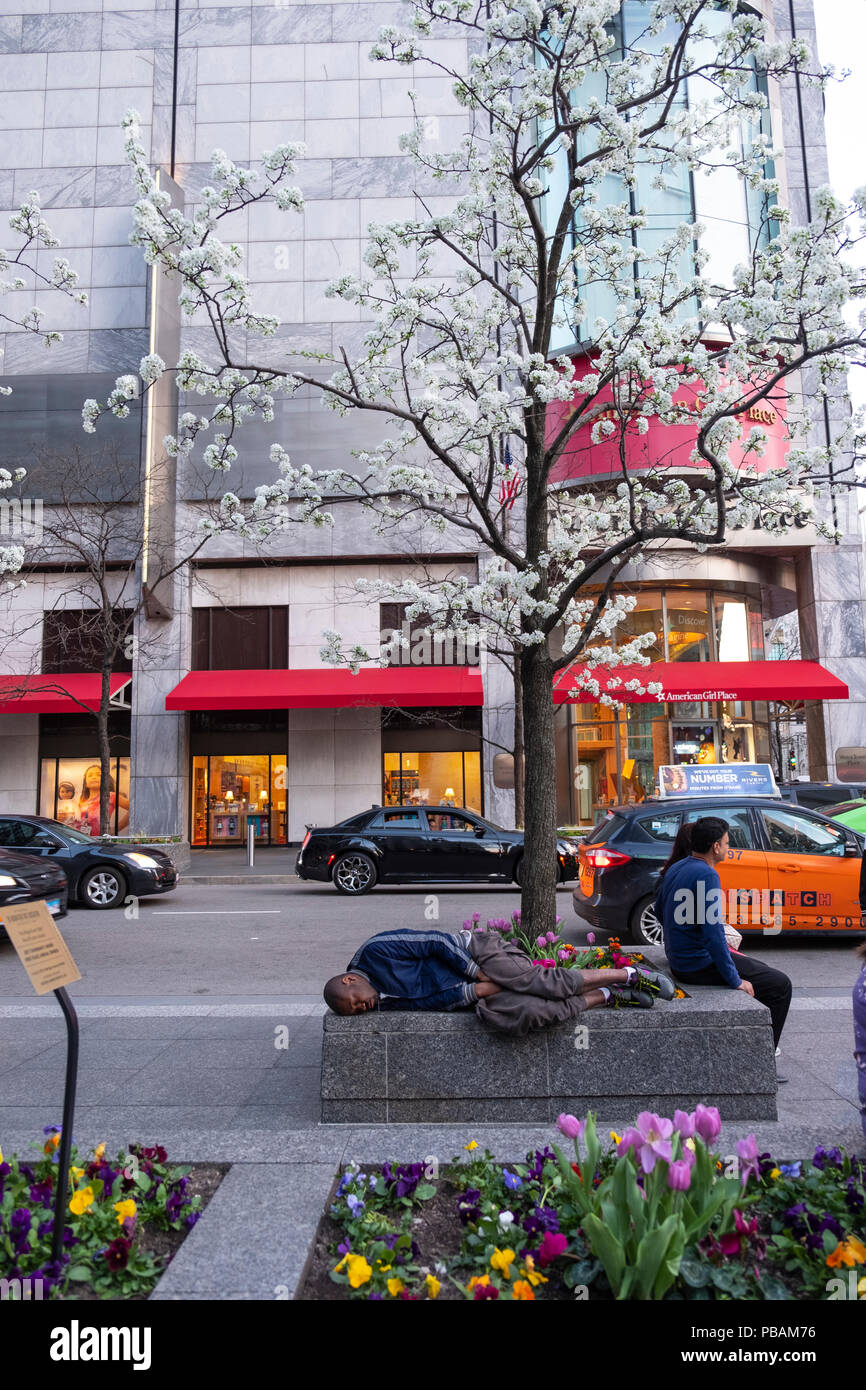 Homeless person sleeping on street hi-res stock photography and images ...