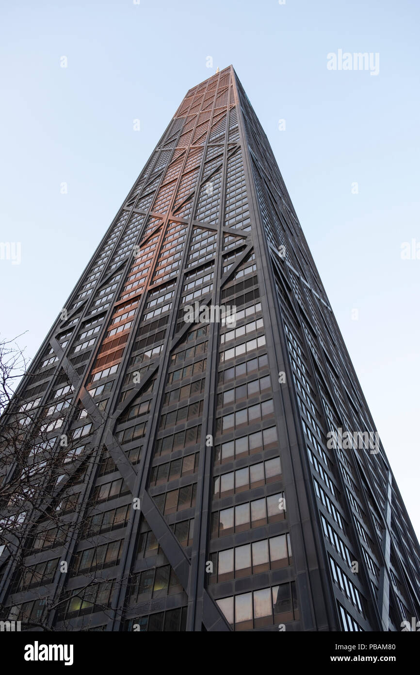 Chicago Skyscraper downtown skyline Stock Photo - Alamy
