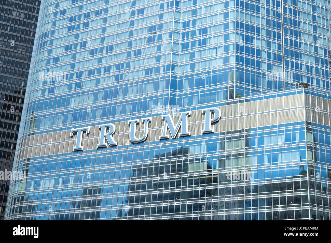 Trump Tower Chicago Stock Photo - Alamy