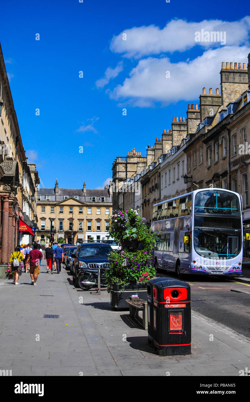 Tourists in Bath Somerset England UK Stock Photo - Alamy