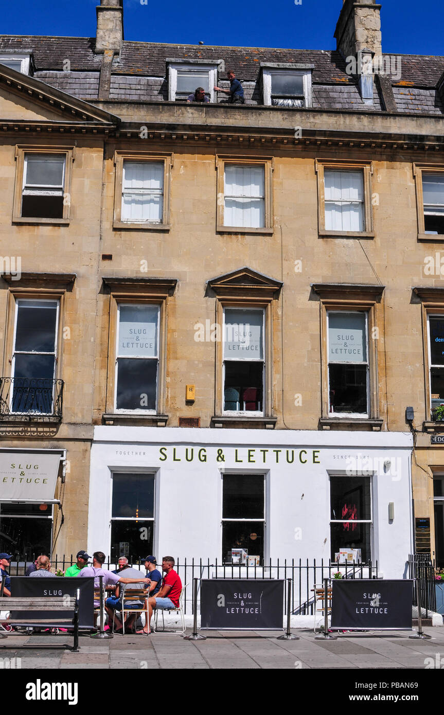 Slug and Lettuce Pub in Bath Somerset UK Stock Photo - Alamy