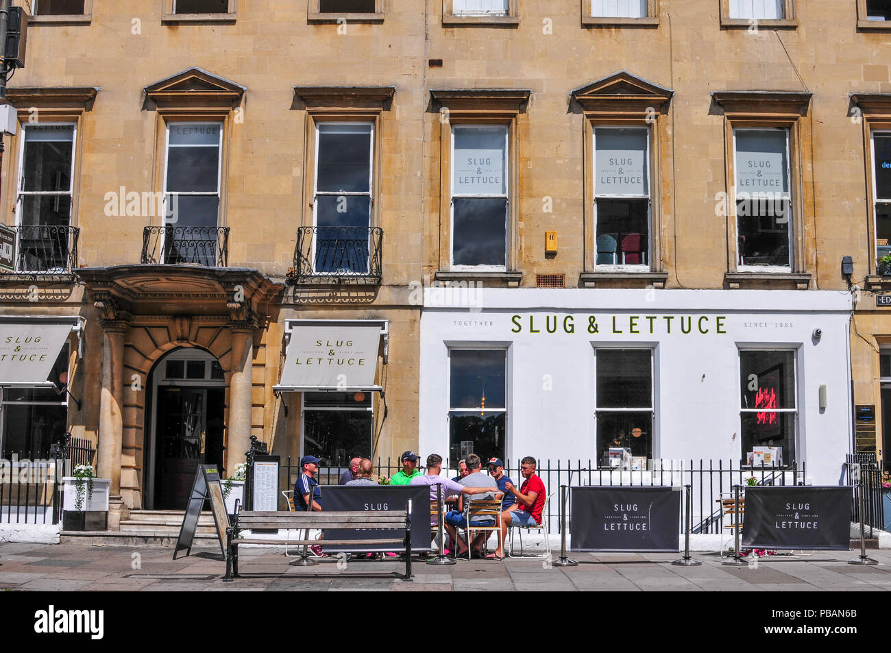 Slug and Lettuce Pub in Bath Somerset UK Stock Photo - Alamy