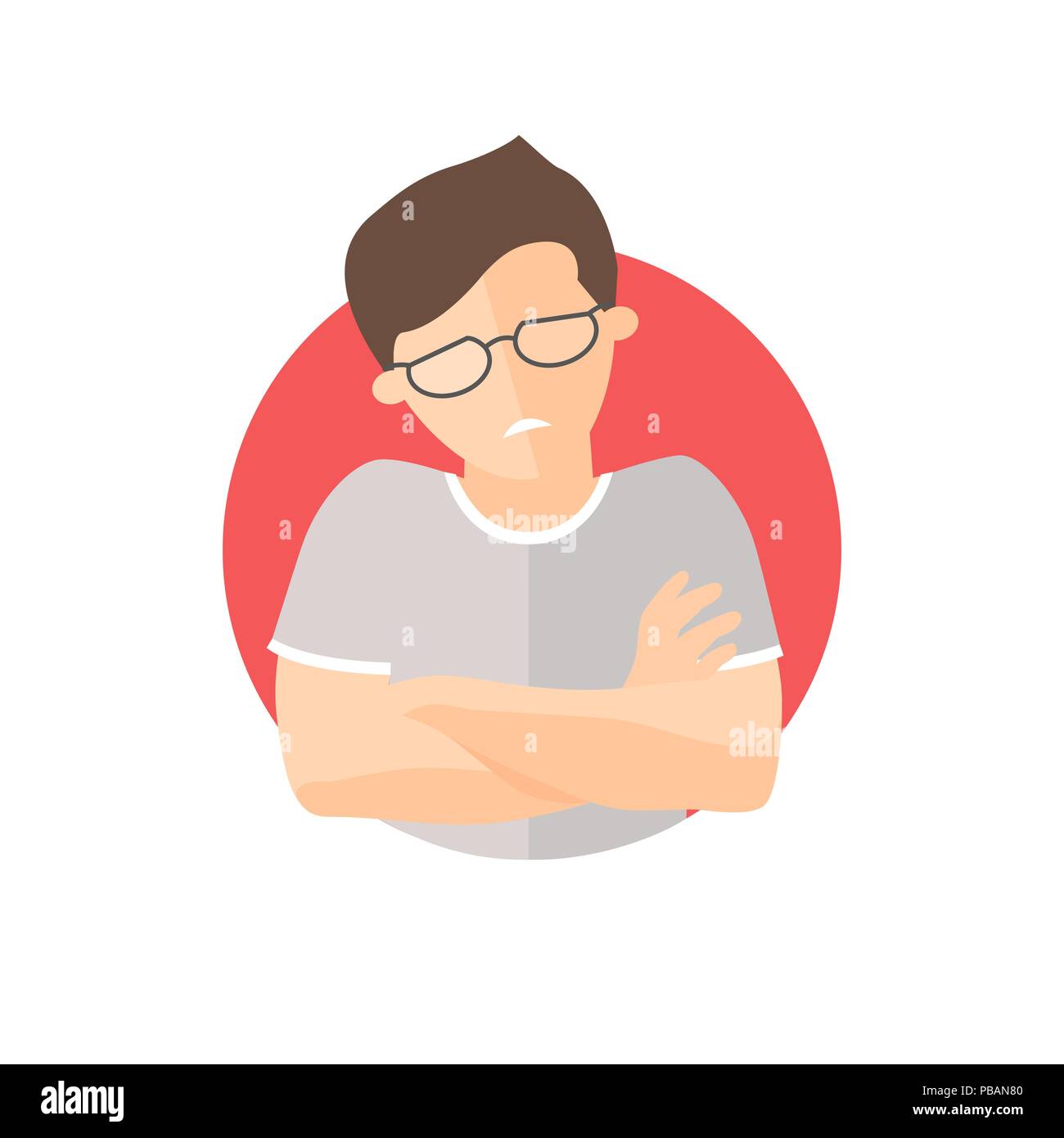Expression pain Stock Vector Images - Alamy