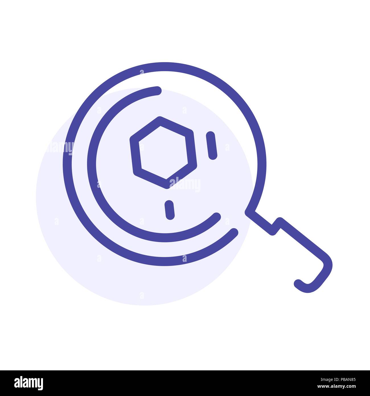 Magnifying glass examining Stock Vector Images - Alamy