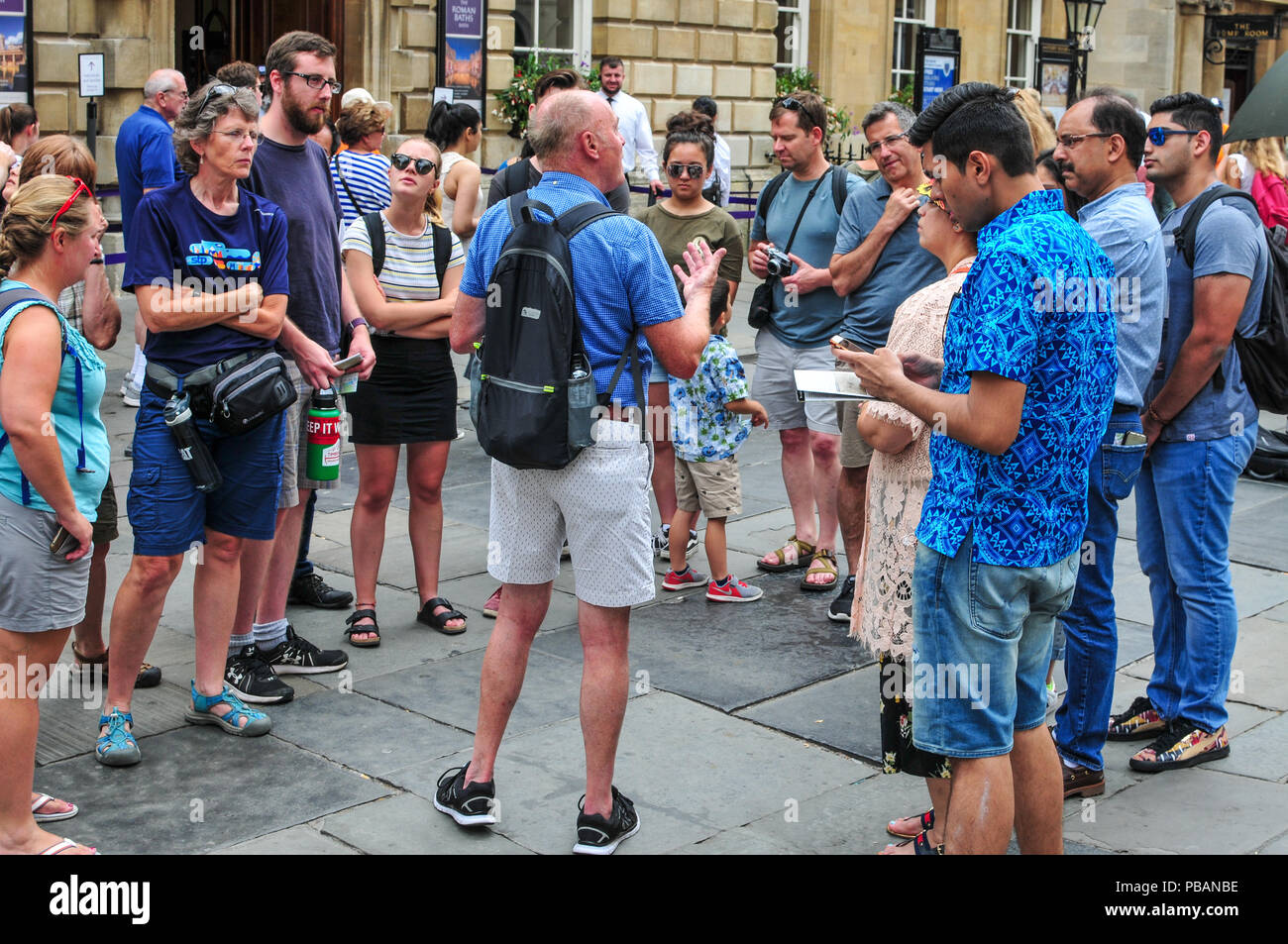 Tourists in Bath Somerset England UK Stock Photo - Alamy