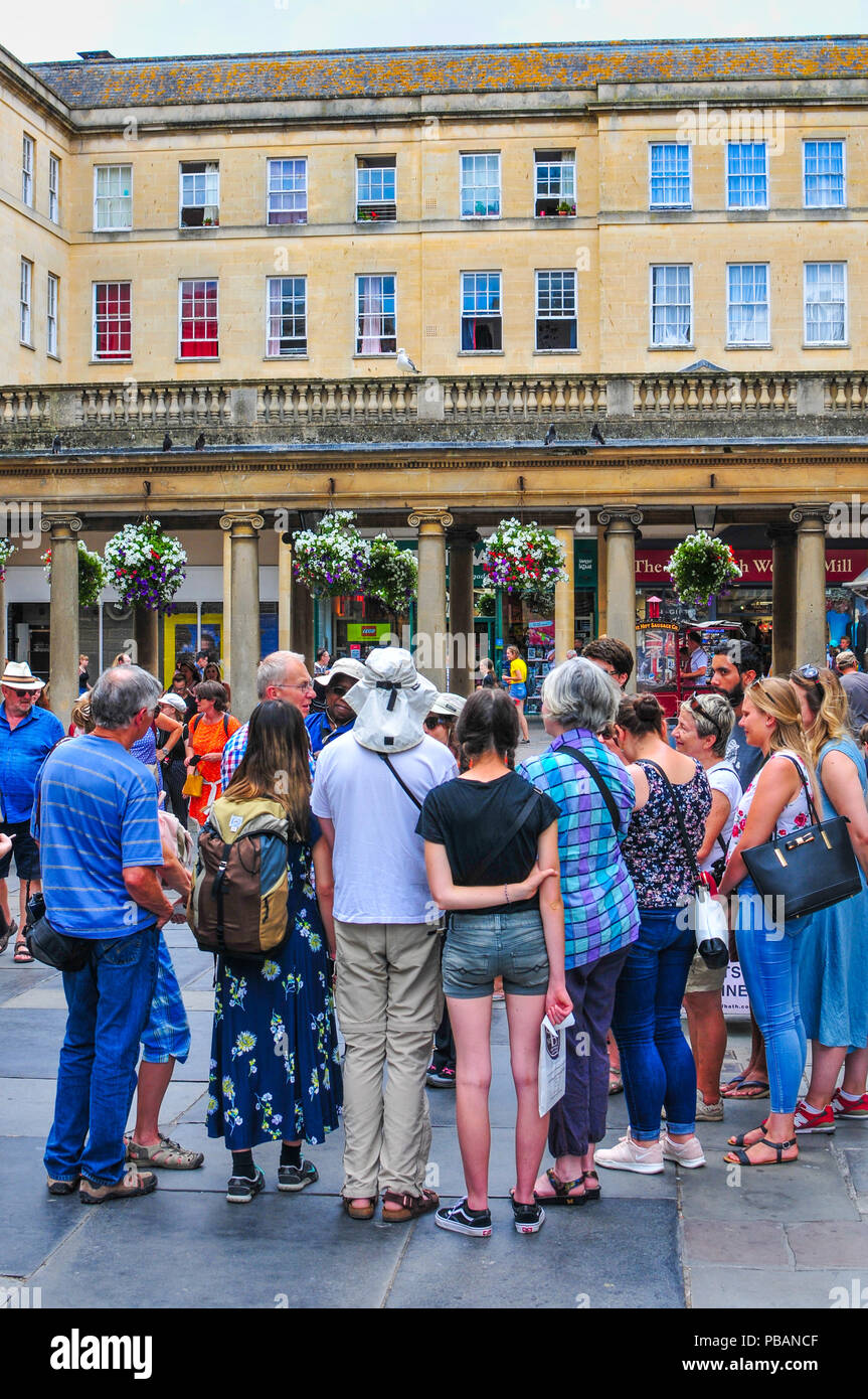 Tourists in Bath Somerset England UK Stock Photo - Alamy
