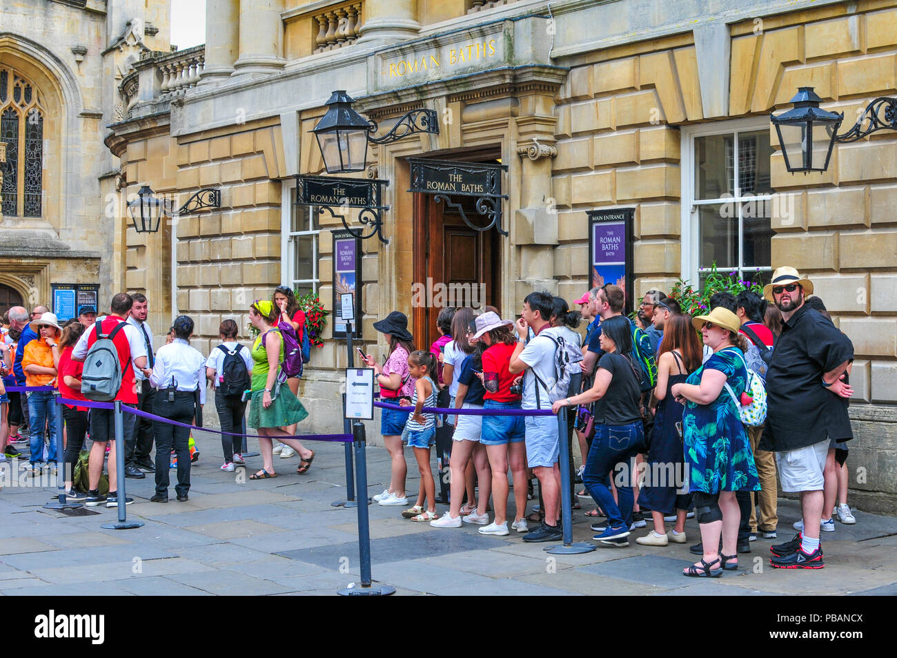 Tourists in Bath Somerset England UK Stock Photo - Alamy