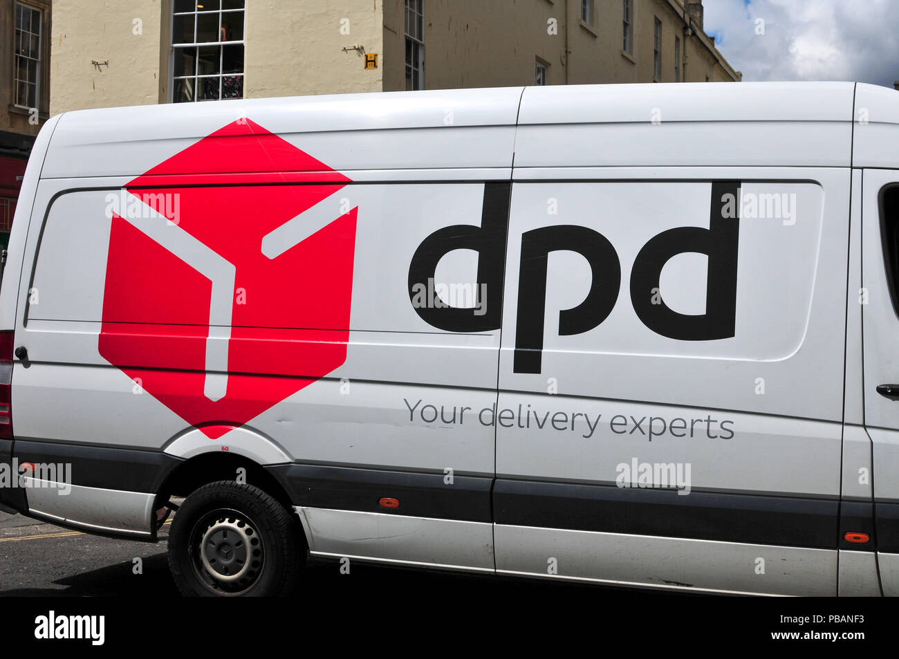 DPD delivery van Stock Photo - Alamy