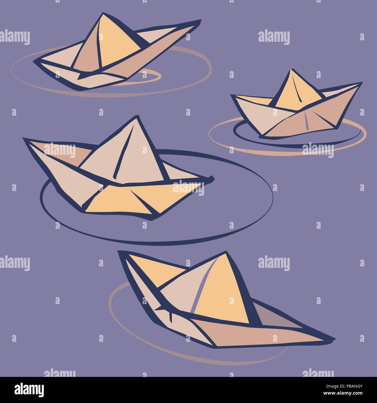 Cartoon cruise ship vector collection hi-res stock photography and ...