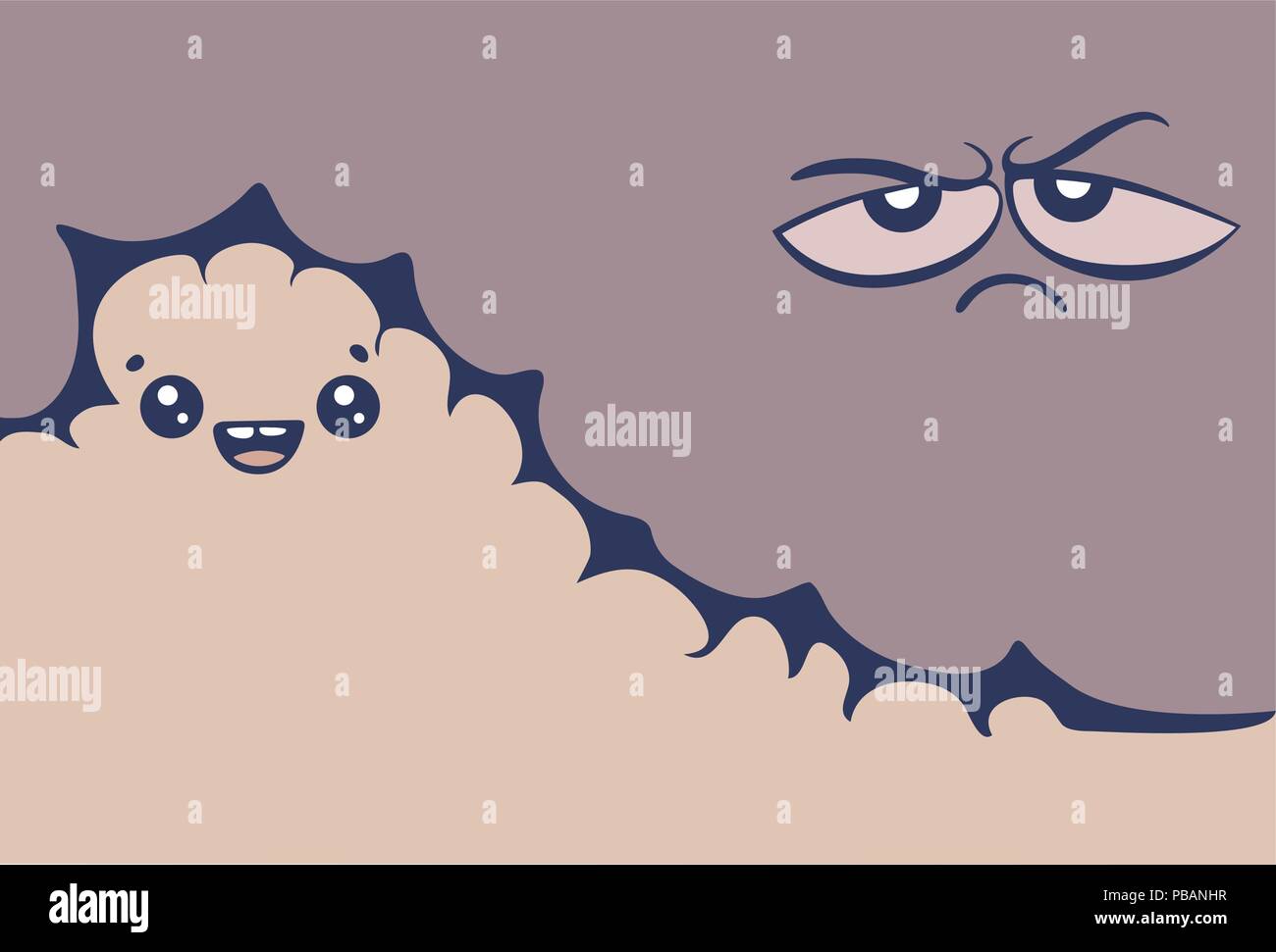 Optimistic pessimistic Stock Vector Images - Alamy