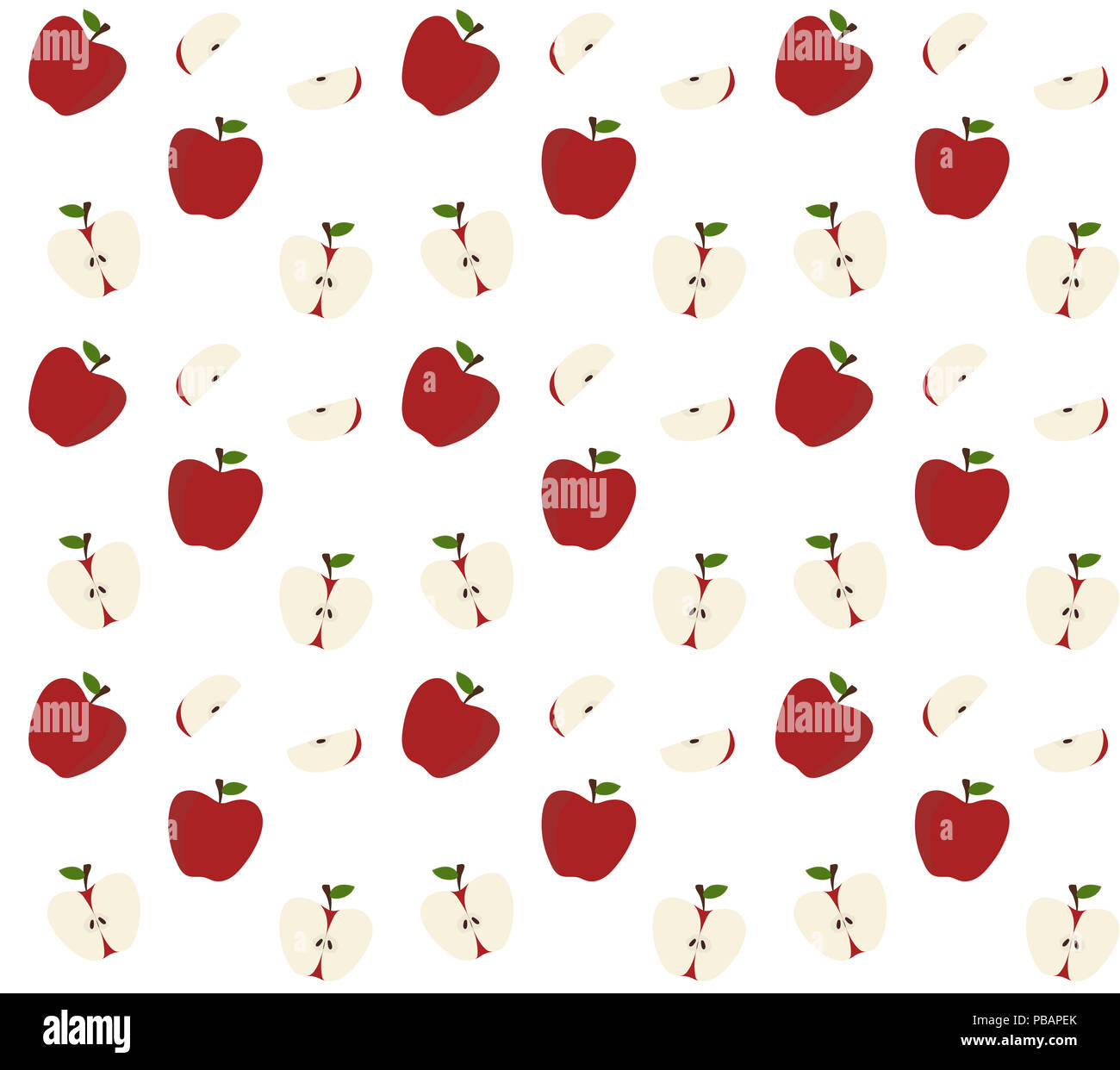 Apple pattern background Stock Photo - Alamy