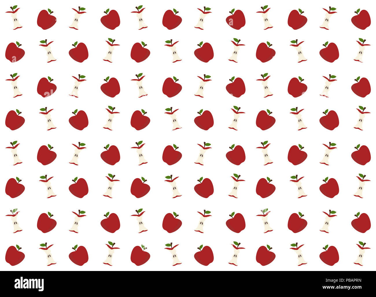 Apple pattern background Stock Photo - Alamy