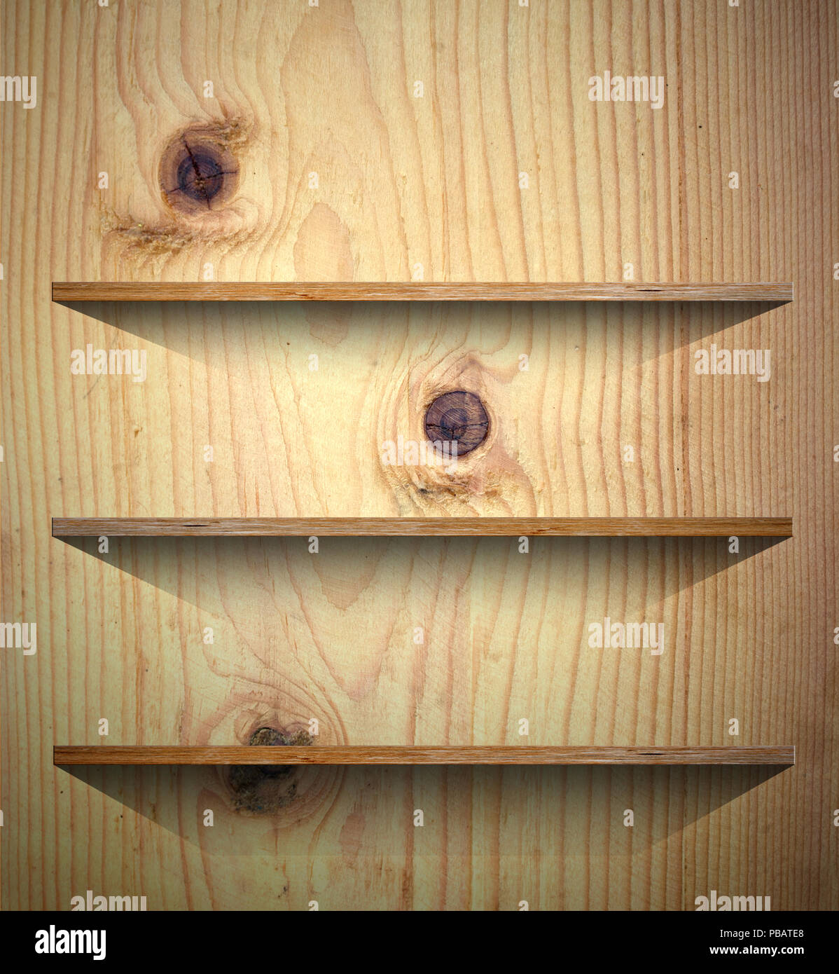 Wooden book Shelf background Stock Photo - Alamy