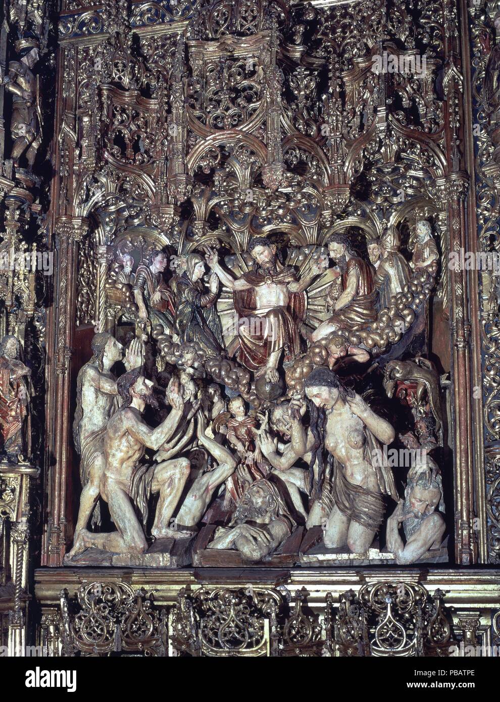 RETABLO MAYOR DE LA CATEDRAL DE SEVILLA CONSTRUIDO ENTRE 1482 Y 1564 ...