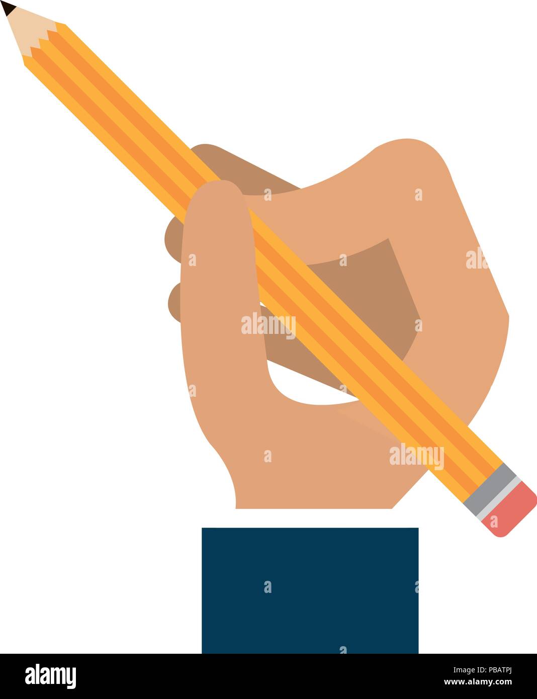 hand writing with pencil Stock Vector Image & Art - Alamy