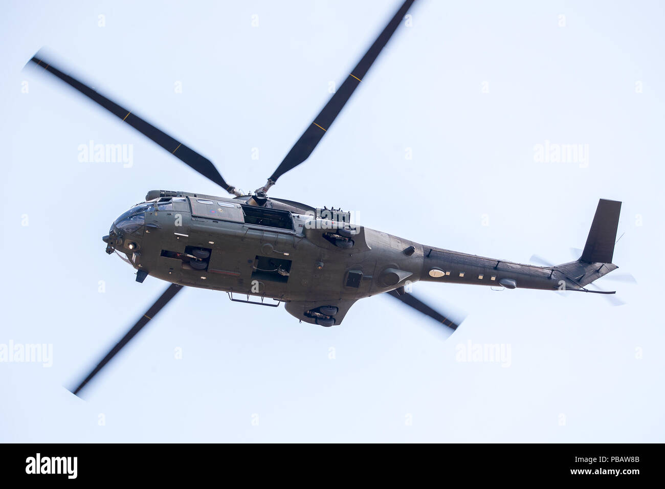 An Airbus Puma helicopter at RAF Benson's family day 2018, UK Stock ...