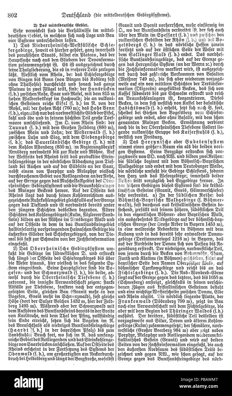 . English: page from Meyers Konversations-Lexikon . from 1885 until 1890 1037 Meyers b4 s0802 ...