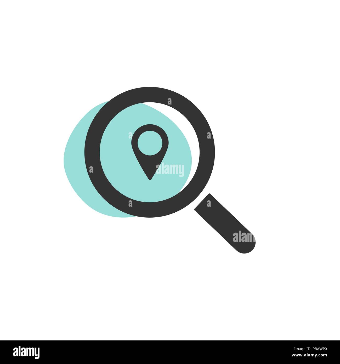Magnifying glass globe illustration hi-res stock photography and images ...