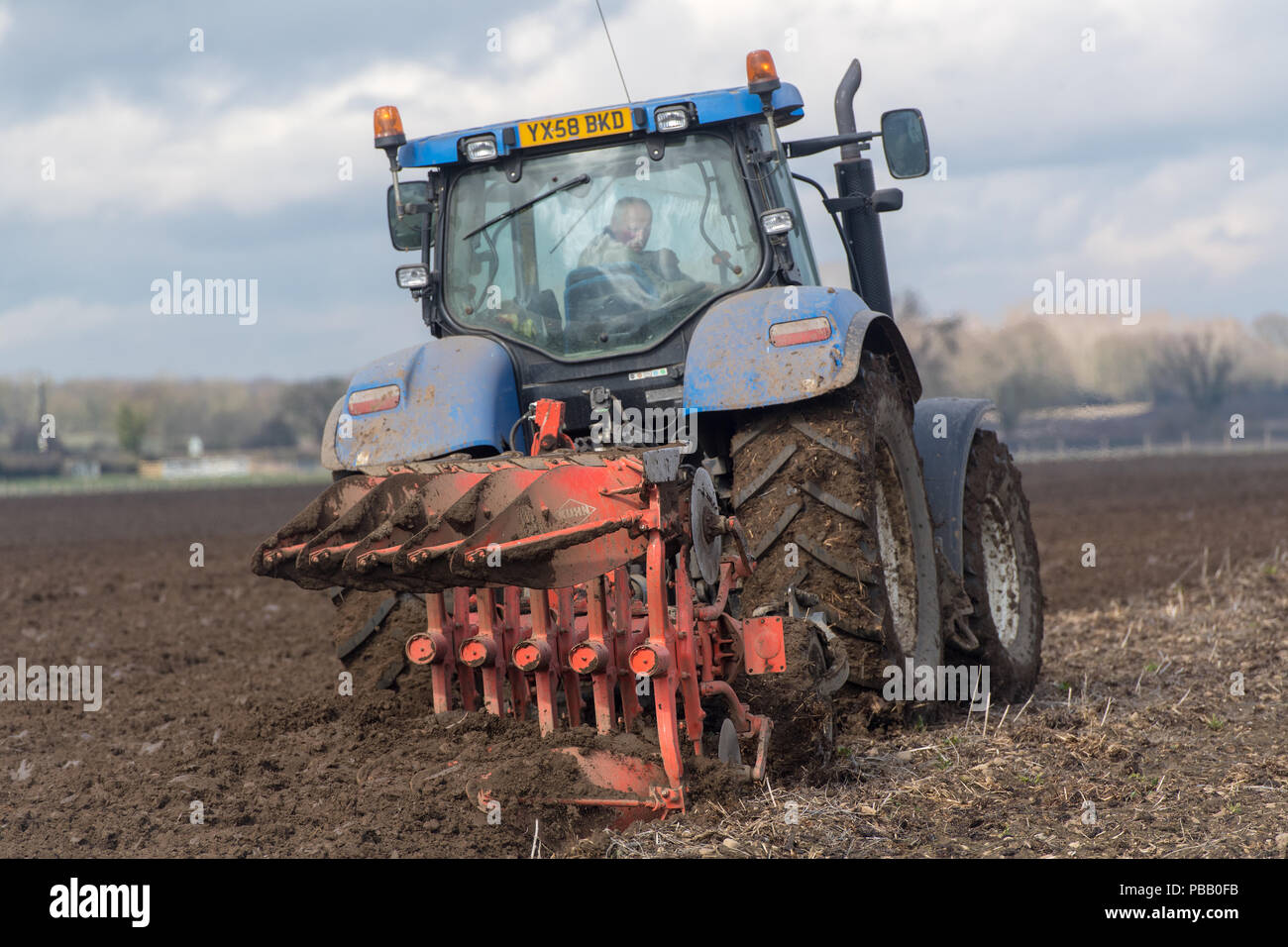 Plough furrow hi-res stock photography and images - Alamy