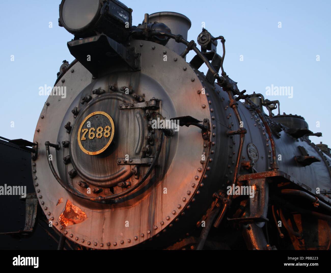 Train boiler plate hi-res stock photography and images - Alamy