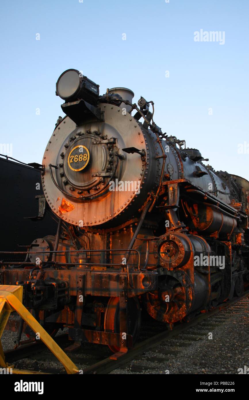Old american steam locomotive hi-res stock photography and images - Alamy